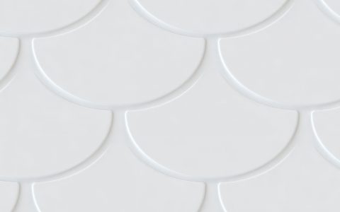 Fish scale bas-relief | Off The Walls