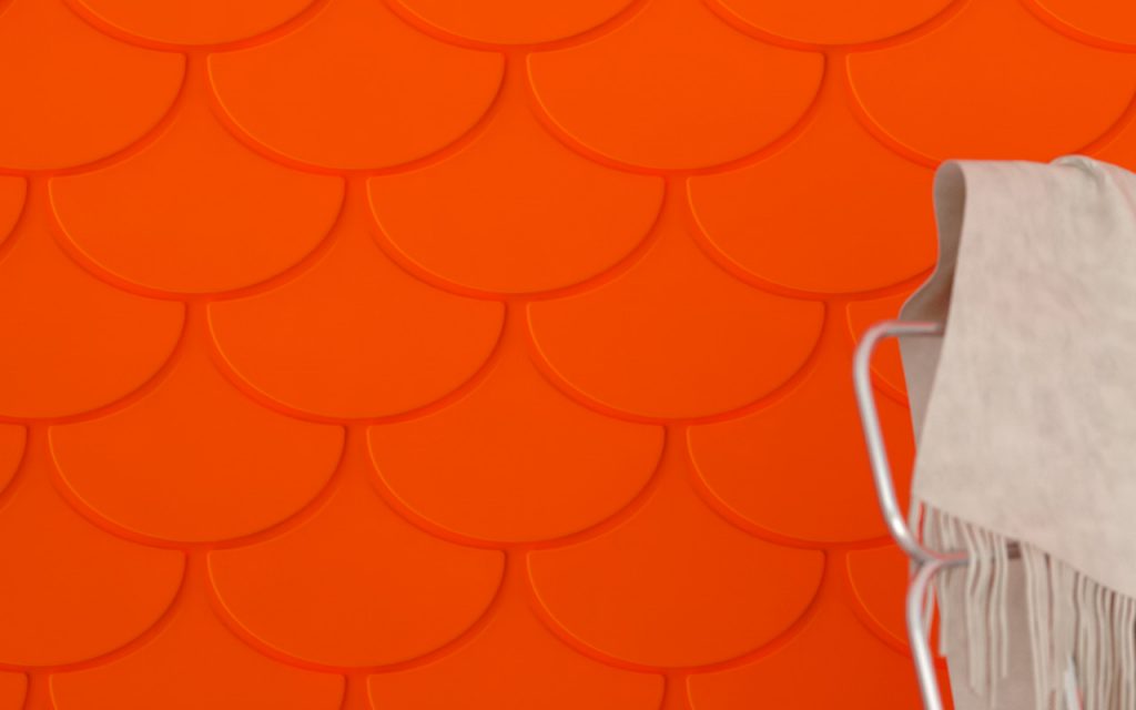 Fish scale bas-relief | Off The Walls