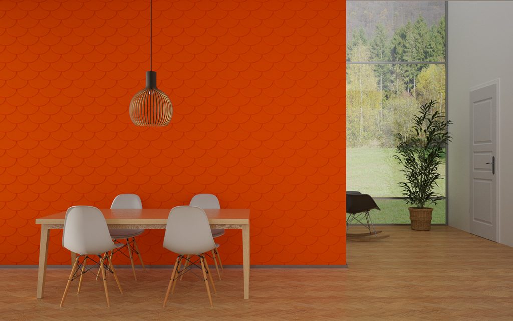 Fish scale bas-relief | Off The Walls